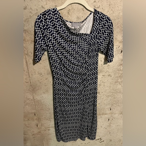 Pure Collection | Dresses | Pure Collection Navy Blue And White ...